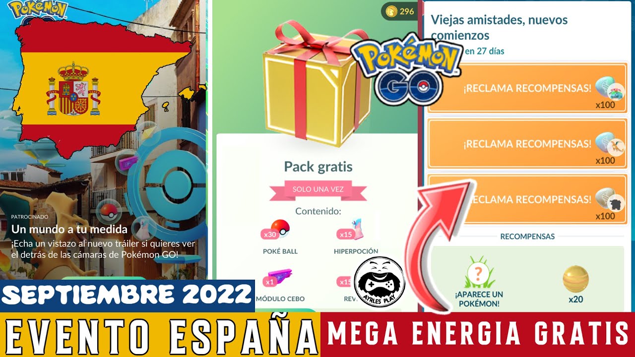 EVENTO ESPAÑA POKEMON GO | ESPAÑA POKEMON GO | AYRLES PLAY - YouTube