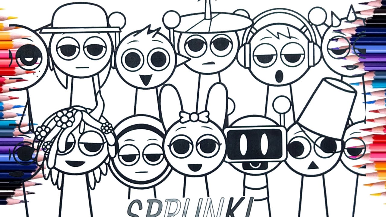 Incredibox Sprunki Coloring Pages New / How to Color All Sprunki Horror ...