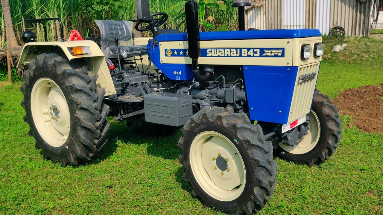 New swaraj 843 XM 4wd 45 HP | Full review | 4wd vs 2wd | Mileage ...