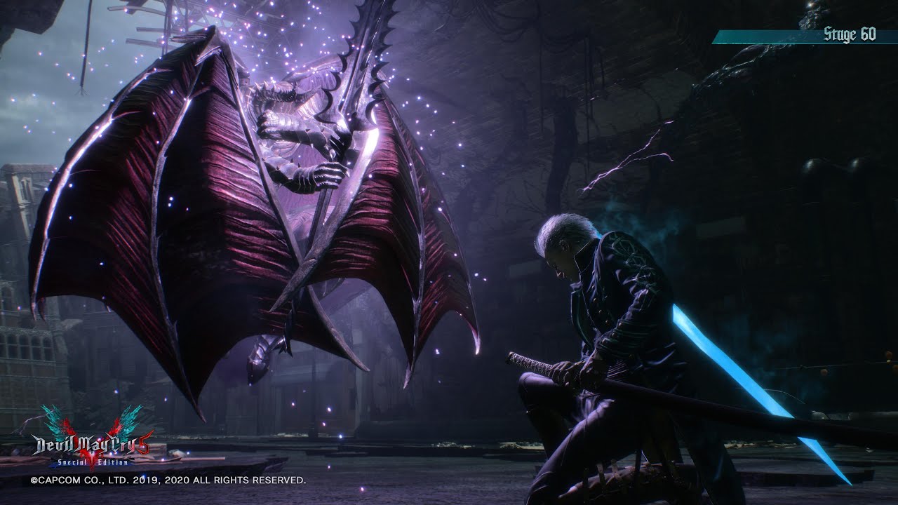 Devil May Cry 5 SE - Vergil vs Cavaliere Angelo - Turbo (No Damage ...