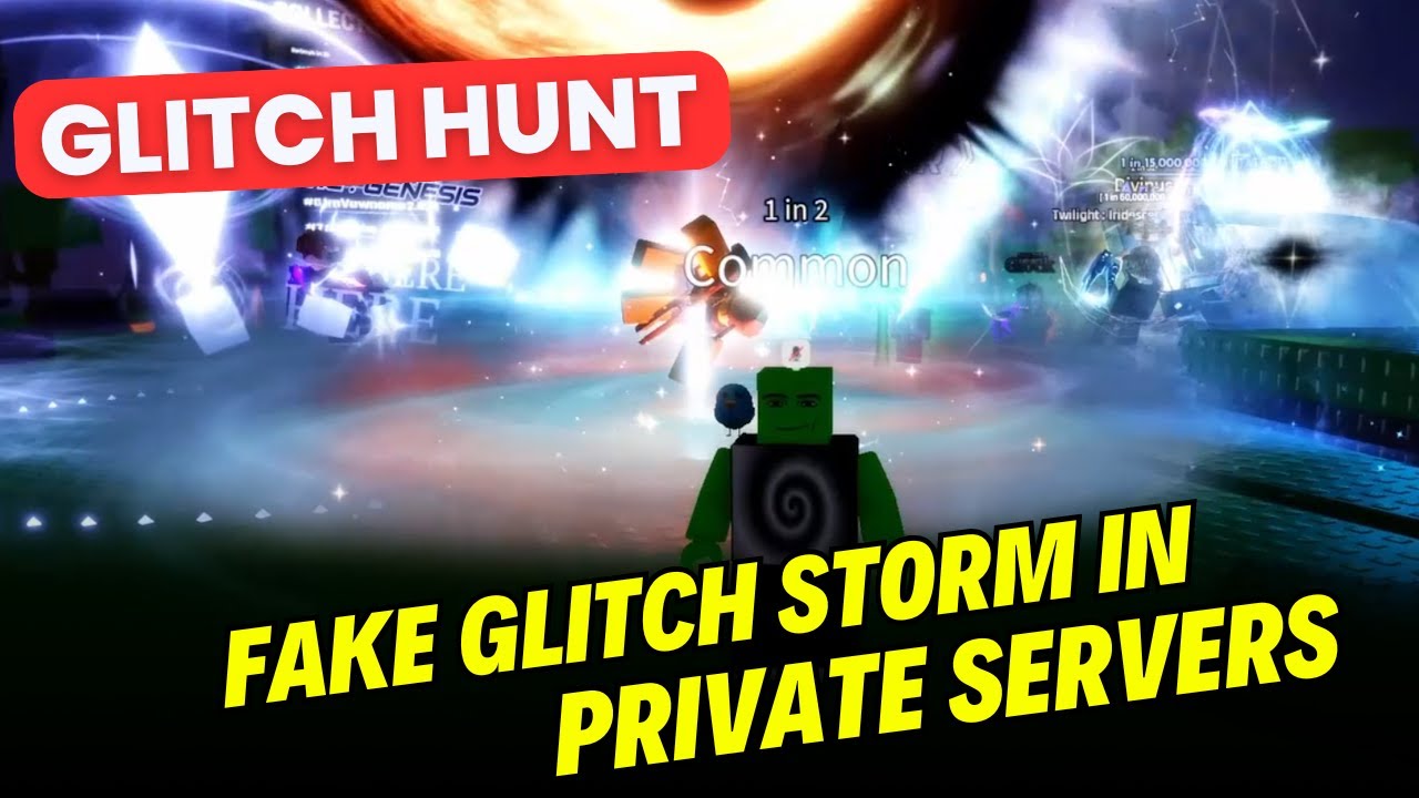 Fake Glitch Storm! Sol's RNG Private Servers Glitch Hunting - YouTube