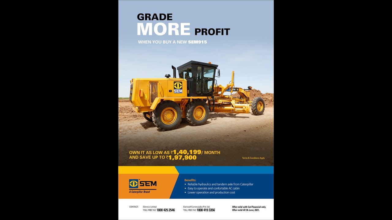 #SEM915,#SEM, #Grader, #Roadconstruction - YouTube