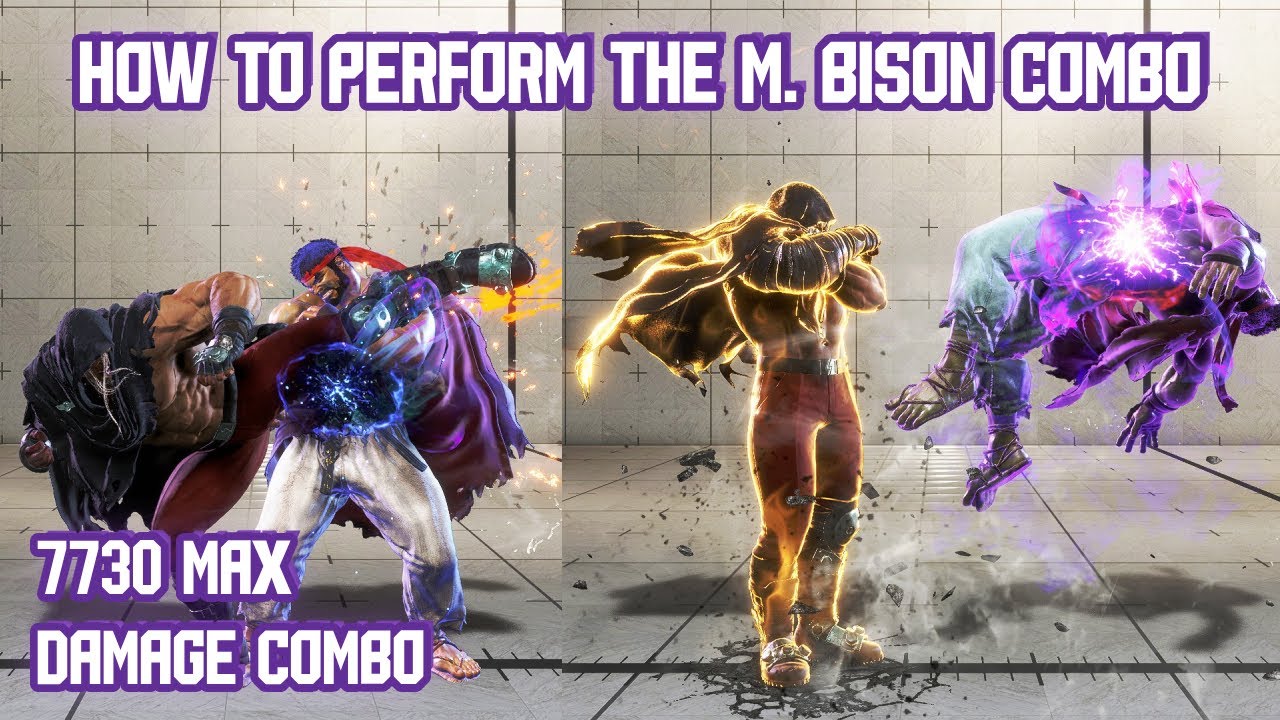How to do THE M. Bison Combo in SF6 - YouTube