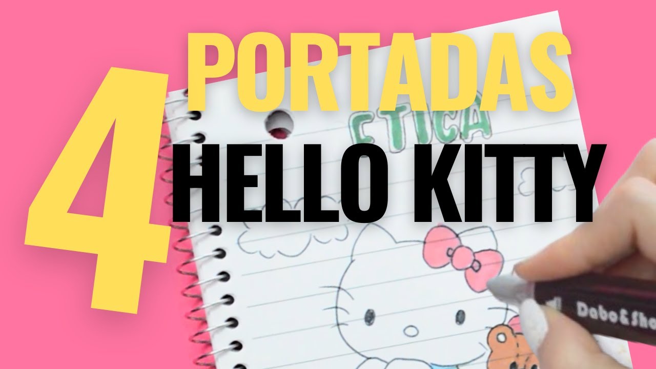 🔴Como dibujar a HELLO KITTY - Decora portadas creativas - YouTube