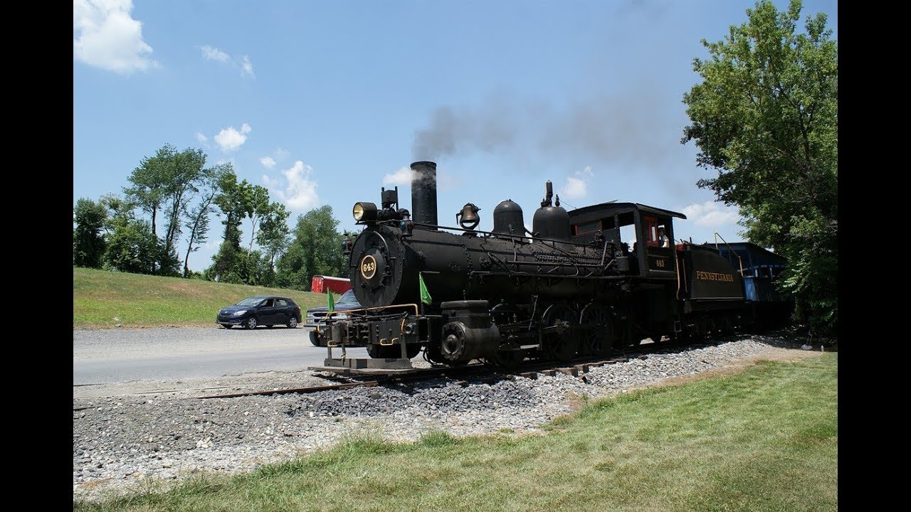 Pennsylvania Railroad #643 Class B4a 0-6-0 switcher - YouTube