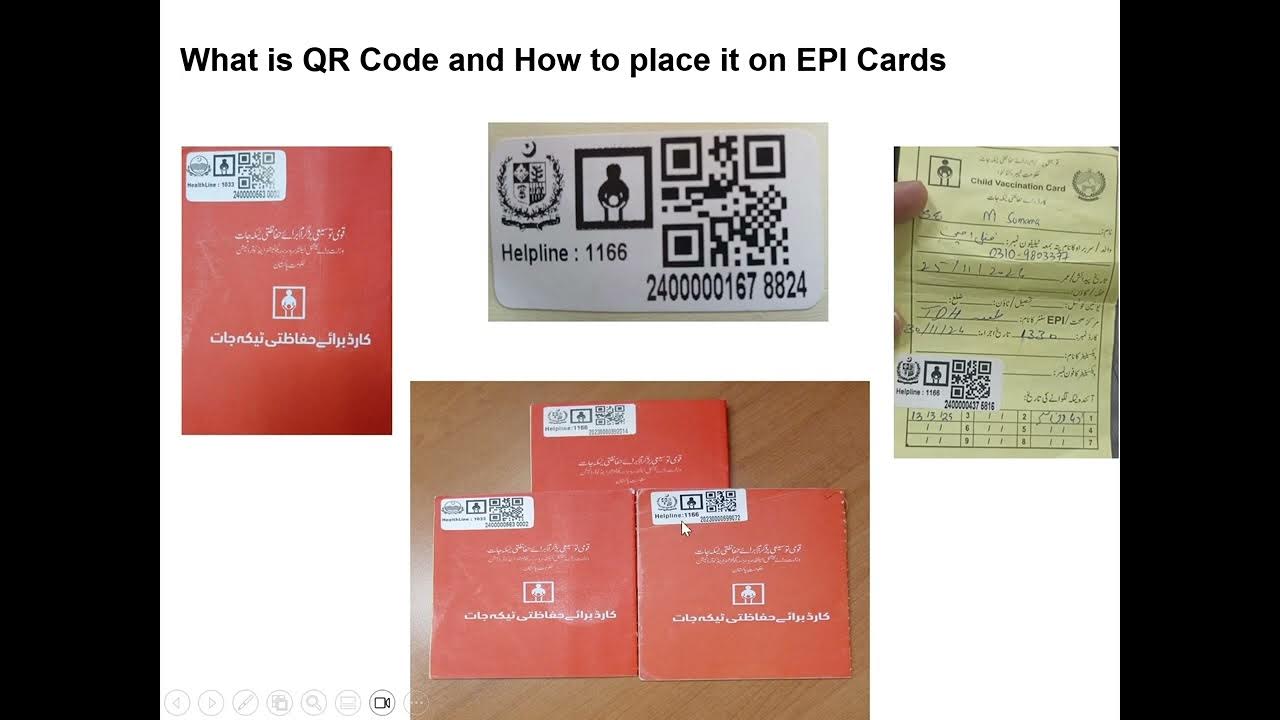 Distribution of QR Code based EPI Cards for Zero Dose Identification - YouTube