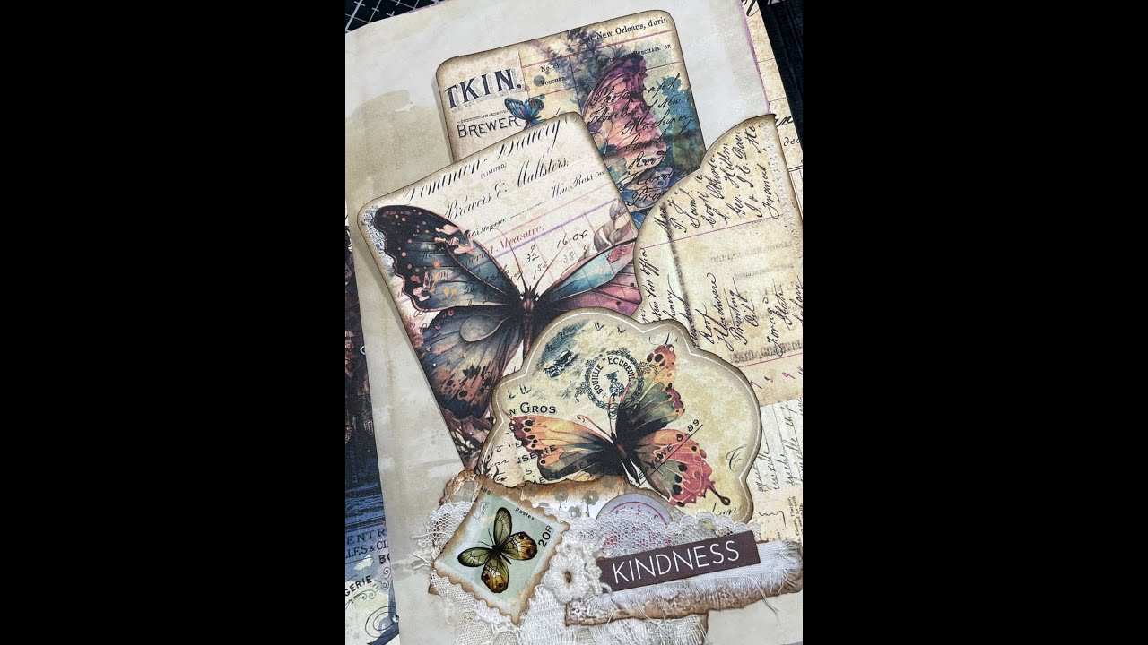 Butterfly Journal - Video 4 Ideas and Walk Through - YouTube