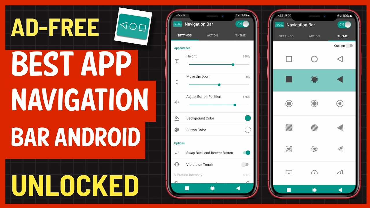 Best Free Navigation Bar App for Android - YouTube