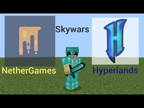 NetherGames and Hyperlands SkyWars Gameplay Mcpe. - YouTube