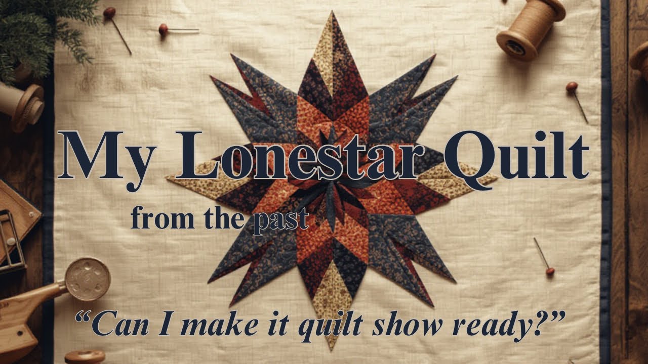 MY LONE STAR QUILT & MY PLANS TO GET IT QUILT SHOW READY - YouTube