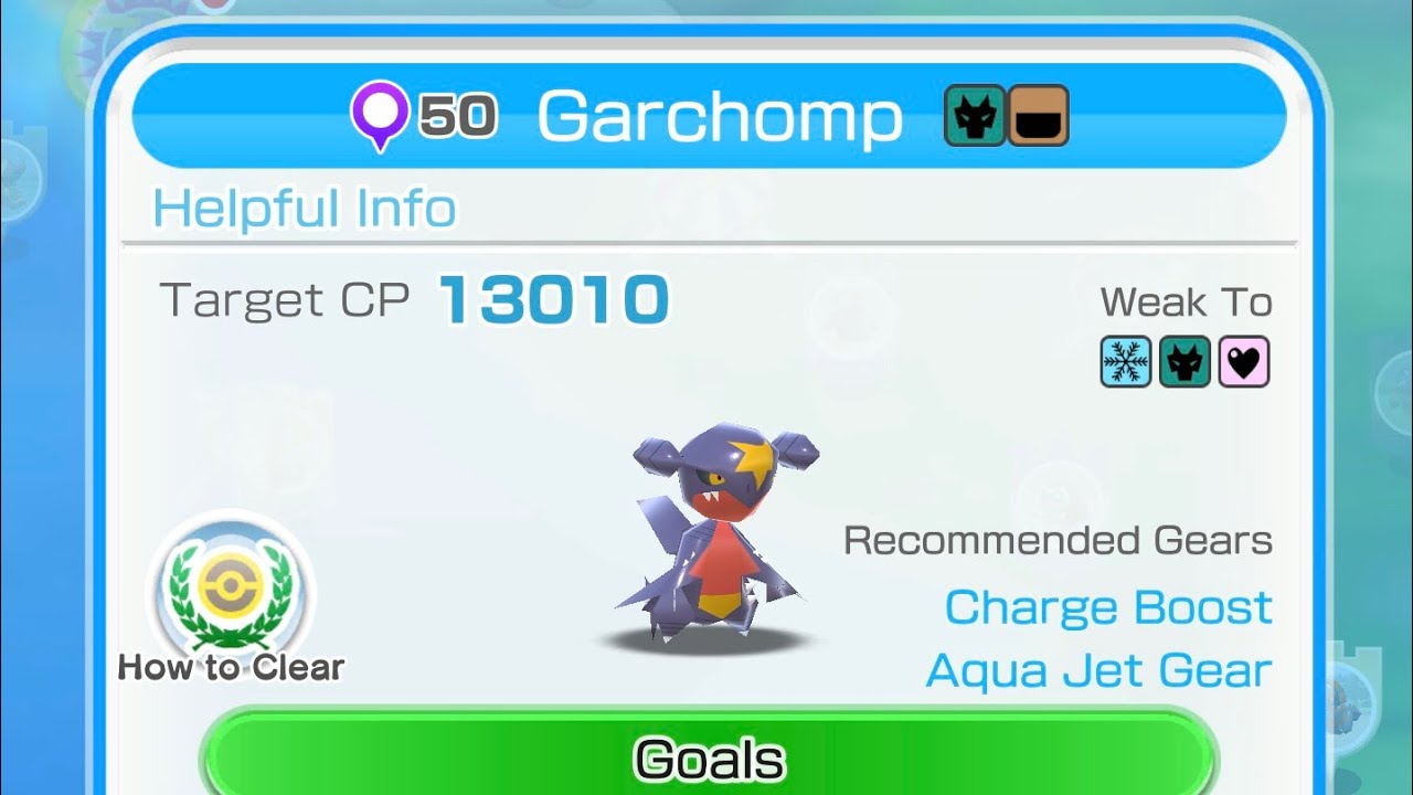 [Pokemon Rumble Rush] Episode 622 - Super Boss #50: Garchomp (Garchomp ...