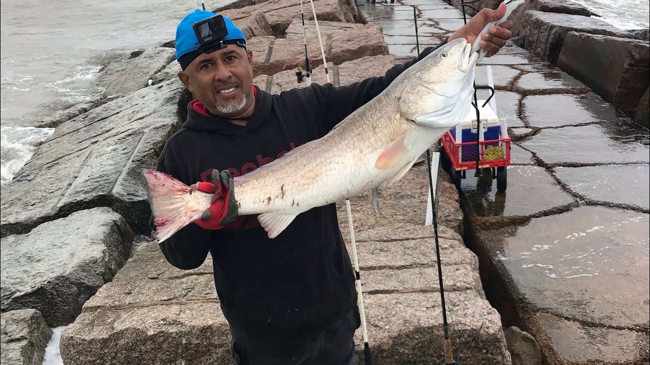 Quintana Freeport Jetty Fishing - YouTube