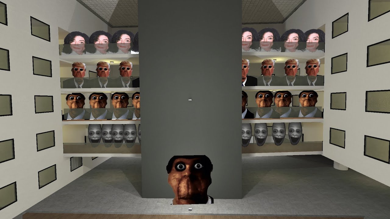 Michael Jackson and Donald Trunga, Obunga and Juggler Garry's Mod NextBot - YouTube