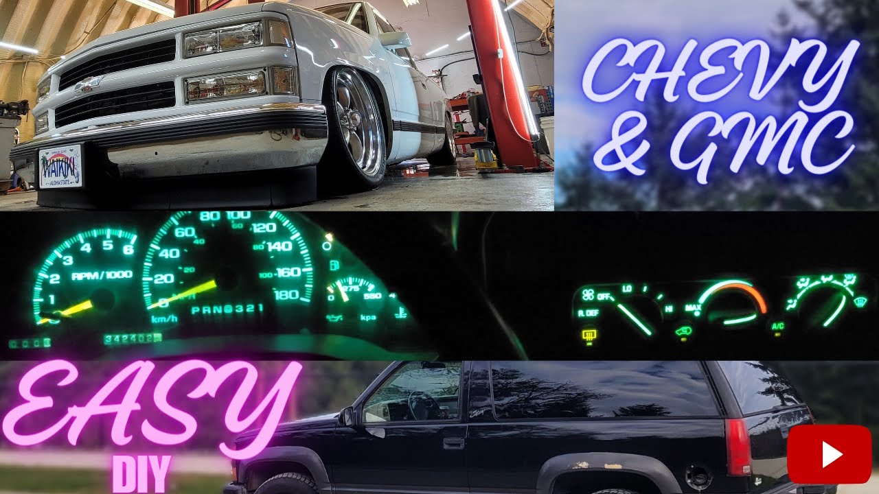 HOW TO: Replace gauge cluster and heater control bulbs with LEDs on OBS ...