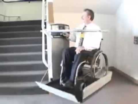 Artira inclined platform wheelchair lift by Garaventa - YouTube