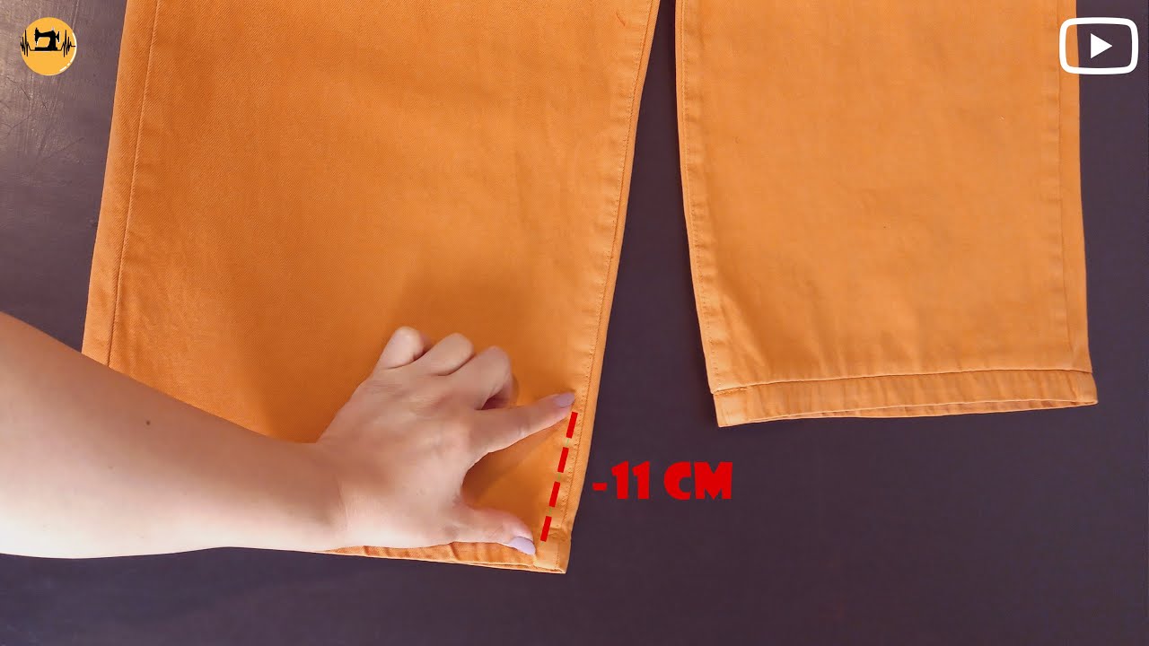 The best ways how to hem jeans while keeping the original hem! Simple ...