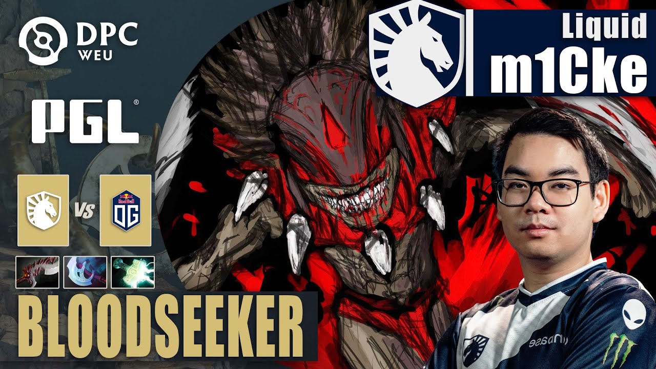 LIQUID vs OG | M1CKE IMBA BLOODSEEKER CARRY 15 KILLS | DPC 2023 WEU SUMMER TOUR 3 Dota 2 ...
