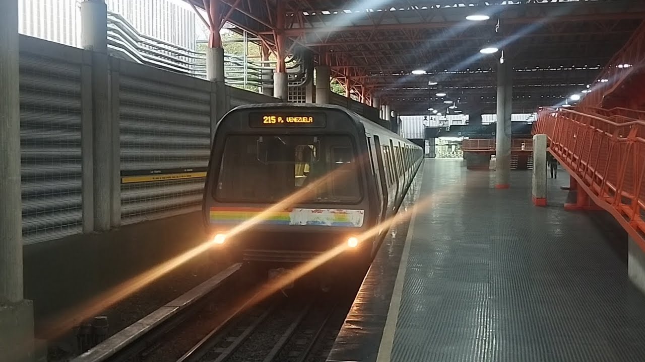Metro De Caracas Linea 2 Alstom S5 Cambio De Cabina con Dirección Bello ...