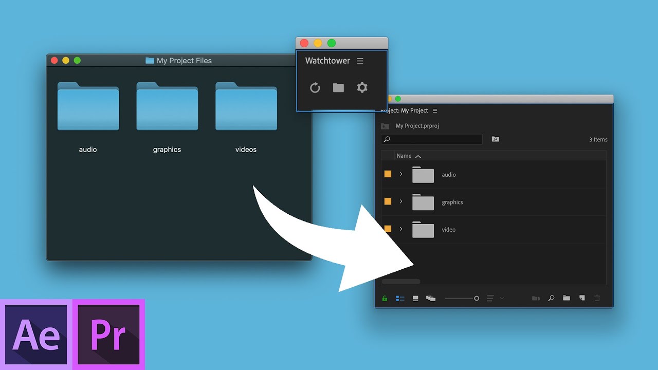 Sync SYSTEM FOLDERs With PROJECT BINS In After Effects And Premiere Sync SYSTEM FOLDERs With PROJECT BINS In After Effects And Premiere