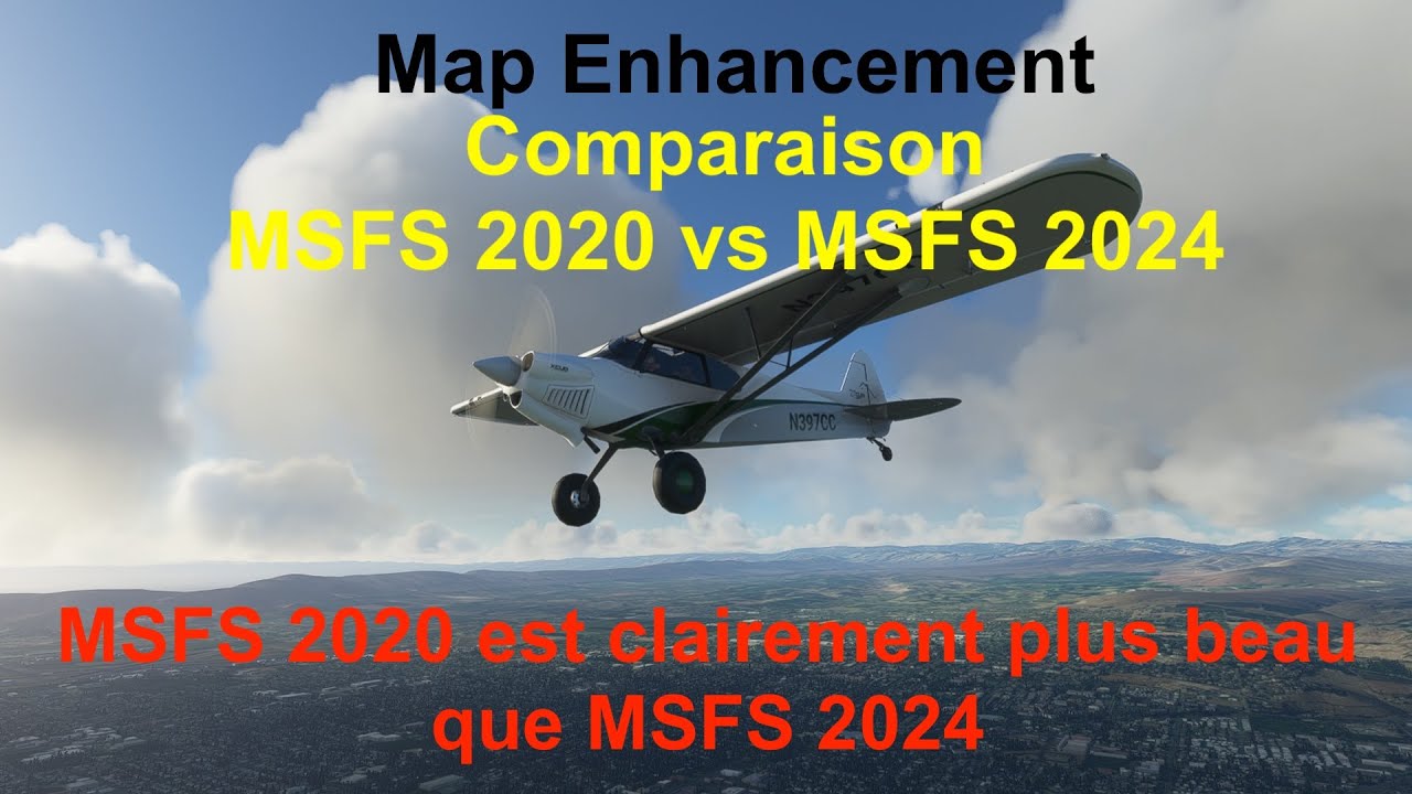 MSFS 2020 vs 2024 - Map Enhancement - YouTube