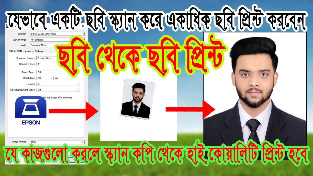 How to Scan & Print Any Photo in Photoshop - Photoshop Tutorial - Epson ...