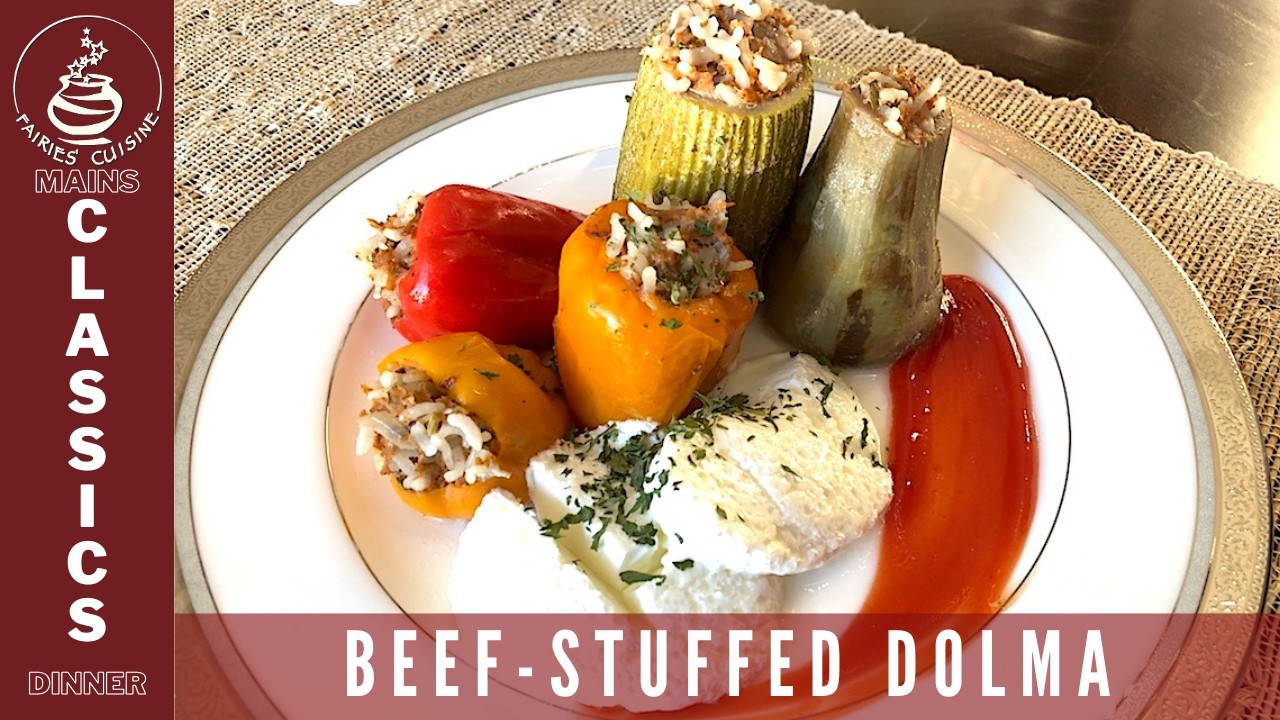 DOLMA: BEEF-STUFFED VEGETABLES - YouTube