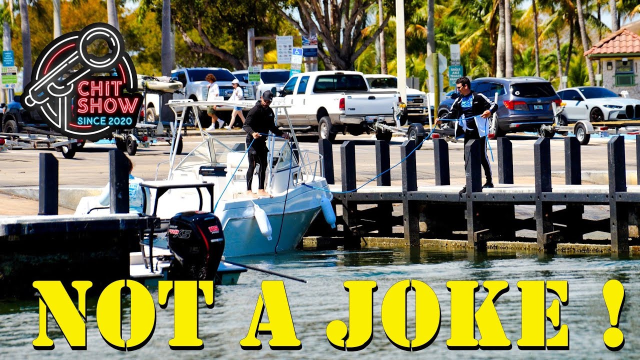 Chit Show Spring Break Edition ! Black Point Marina Boat Ramp - YouTube
