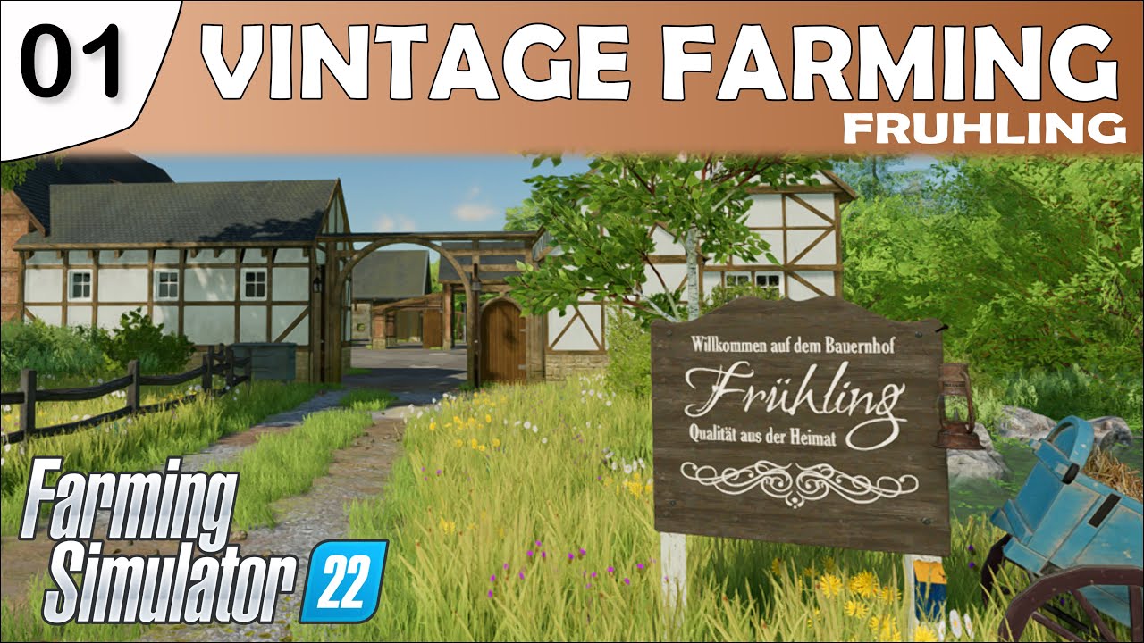 Our first farm using old machinery - VINTAGE FARMING 01 | Farming ...