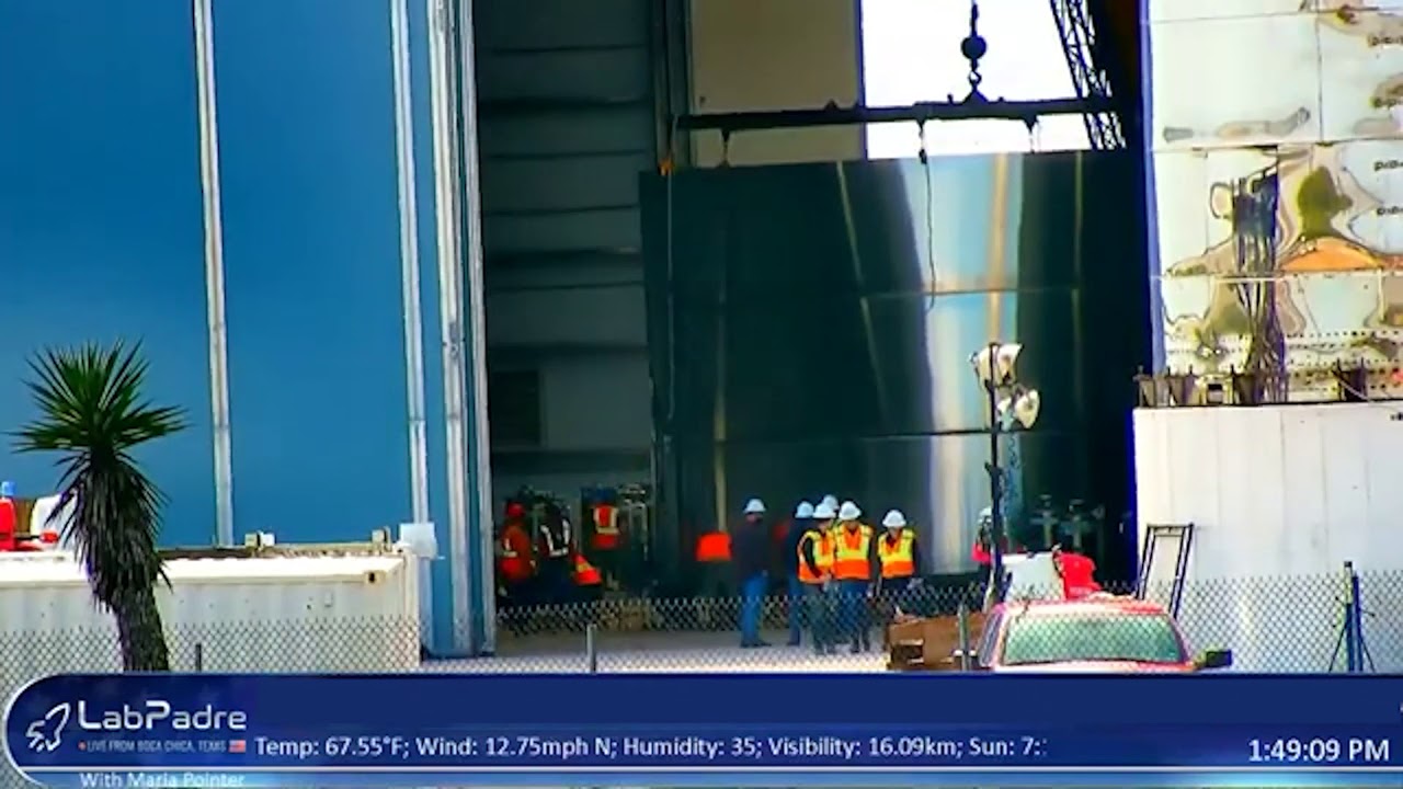SpaceX Starship SN1 First Triple Stack Time Lapse At Boca Chica, Texas ...