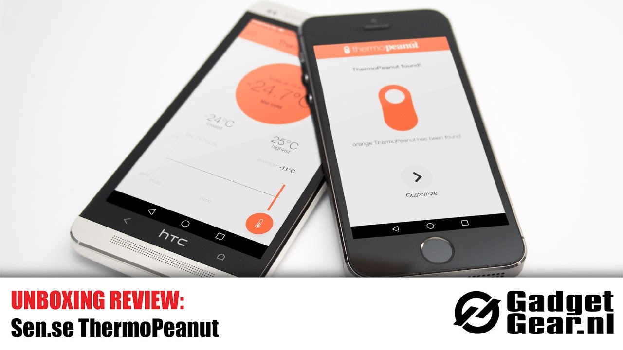 Unboxing Review: Sen.se ThermoPeanut - YouTube