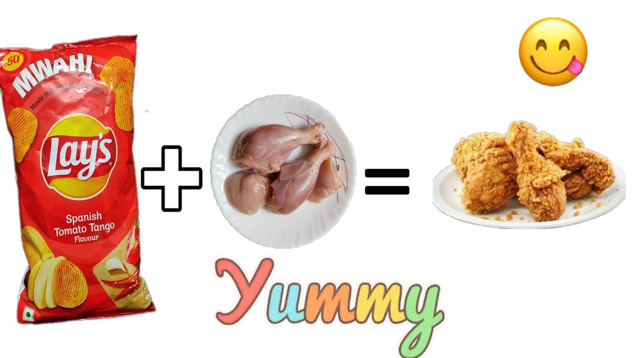 Lays fried chicken| crispy fried chicken|how to make kfc chicken at ...