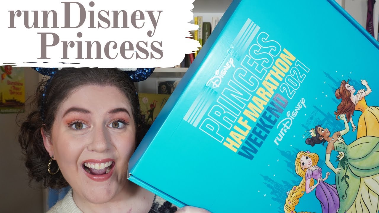 RUNDISNEY VIRTUAL PRINCESS HALF MARATHON 2021 UNBOXING | runDisney 5K ...