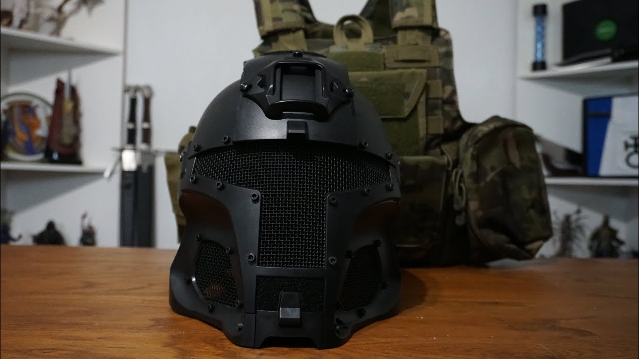 The medieval iron warrior helmet - slight mod to make it legal for ...