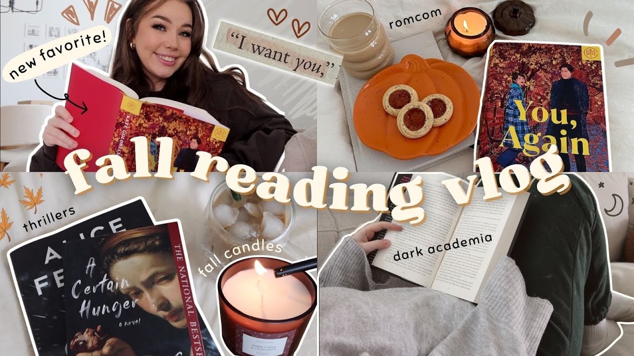 cozy fall reading vlog 🍂📚 *spoiler free* - YouTube