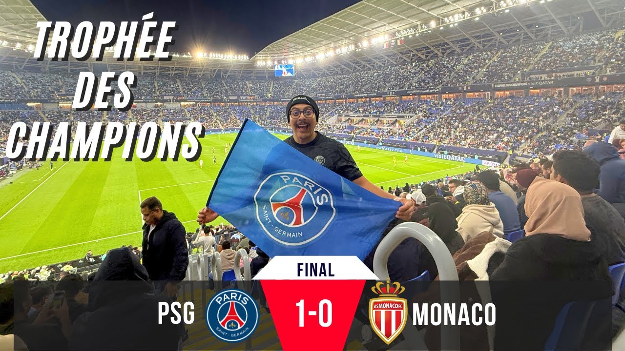 My FIRST PSG Game: Dembélé, Hakimi & Donnarumma vs Monaco! - YouTube