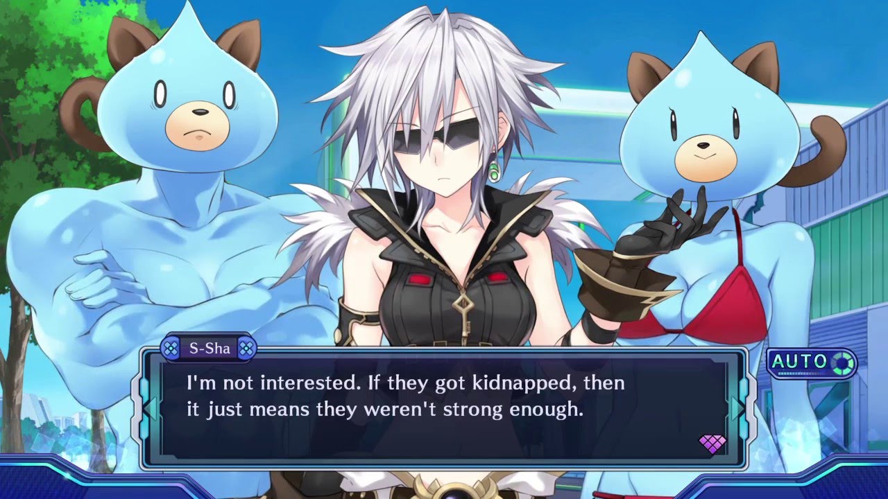 Megadimension Neptunia VII CPU Candidates vs S-Sha - YouTube