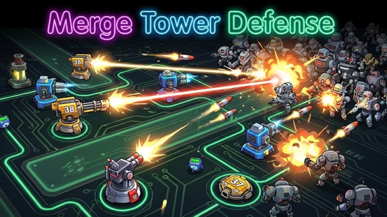 Merge Tower Defense game Gameplay Video for Android - YouTube