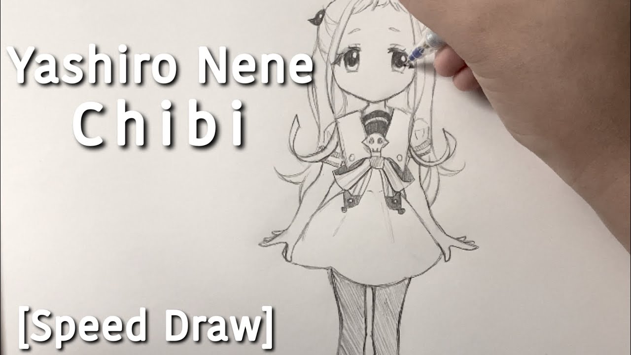 [TBHK] Yashiro Nene Speed Draw | Anime girl drawing | time lapse - YouTube