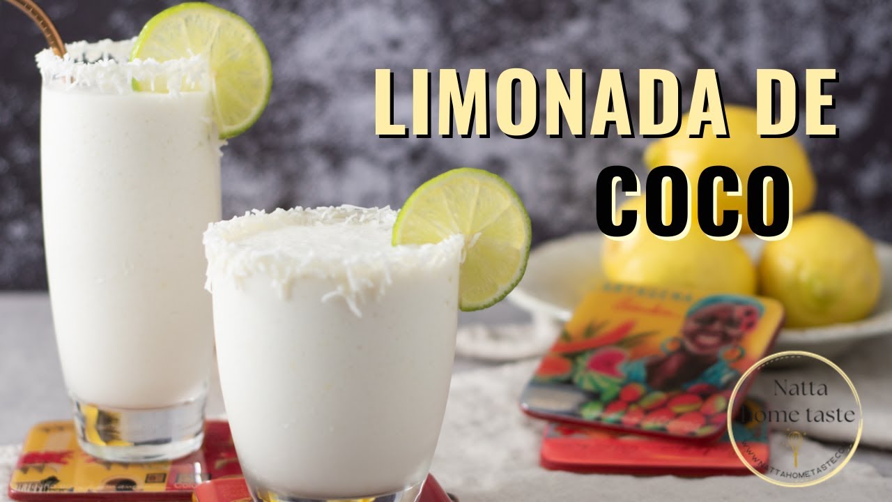 Limonada de coco | receta Colombiana - YouTube