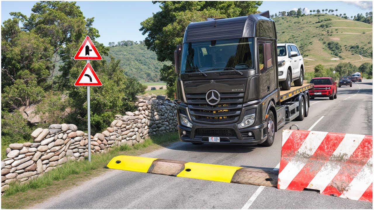 Trucks vs Speed Bumps SPECIAL #1 | BeamNGDrive | Trucks-VS-Bumps # ...