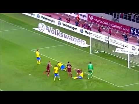 РОССИЯ ШВЕЦИЯ 1:0 ГОЛ ДЗЮБЫ ФУТБОЛ 05 09 2015