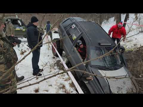 Jeep Grand Cherokee, эффектное прохождение СУ, переворот и финиш. Первый этап RFC Ukraine в Прилуках