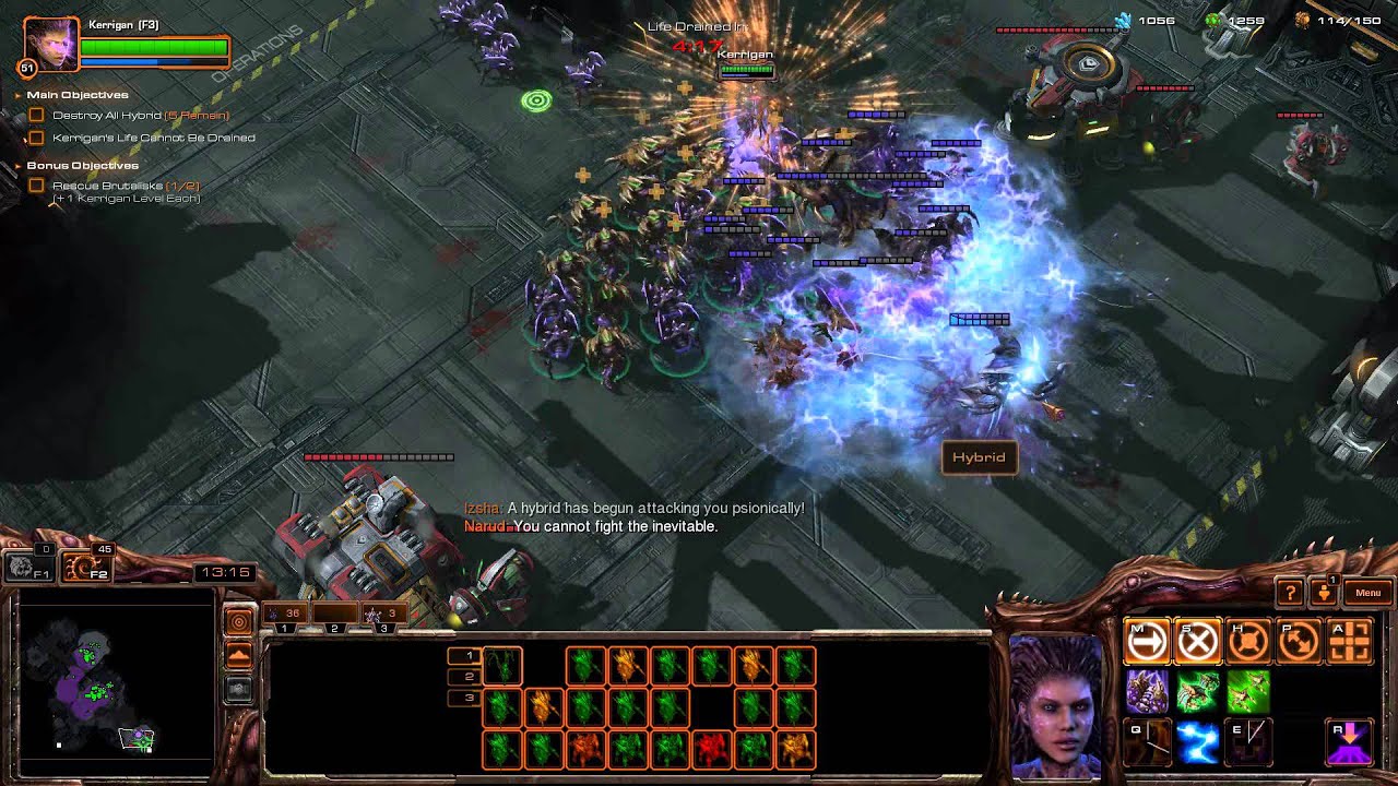Hand of Darkness Brutal Walkthrough - Starcraft 2: Heart of the Swarm ...