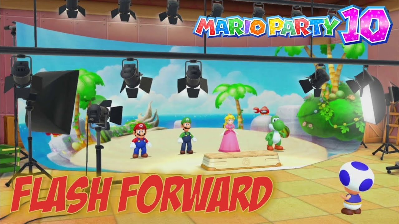 Mario Party 10: Flash Forward Minigame (4 Players) - YouTube