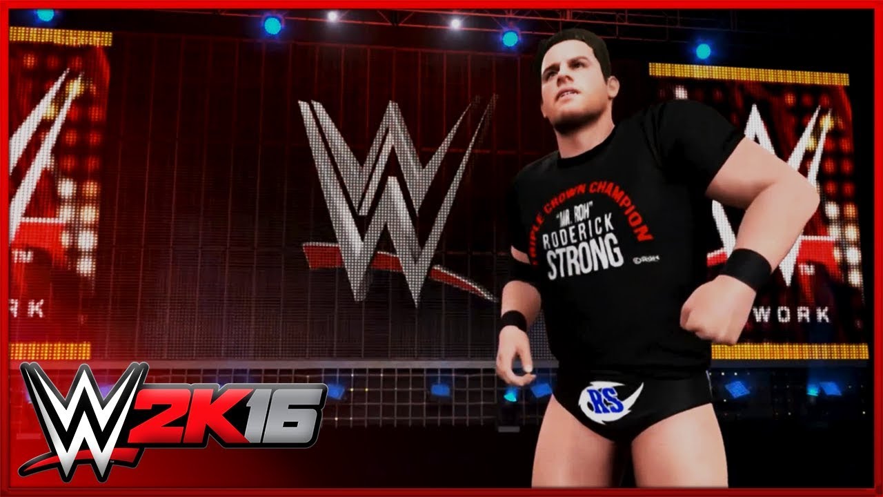 Roderick Strong CAW - WWE 2K16 - YouTube