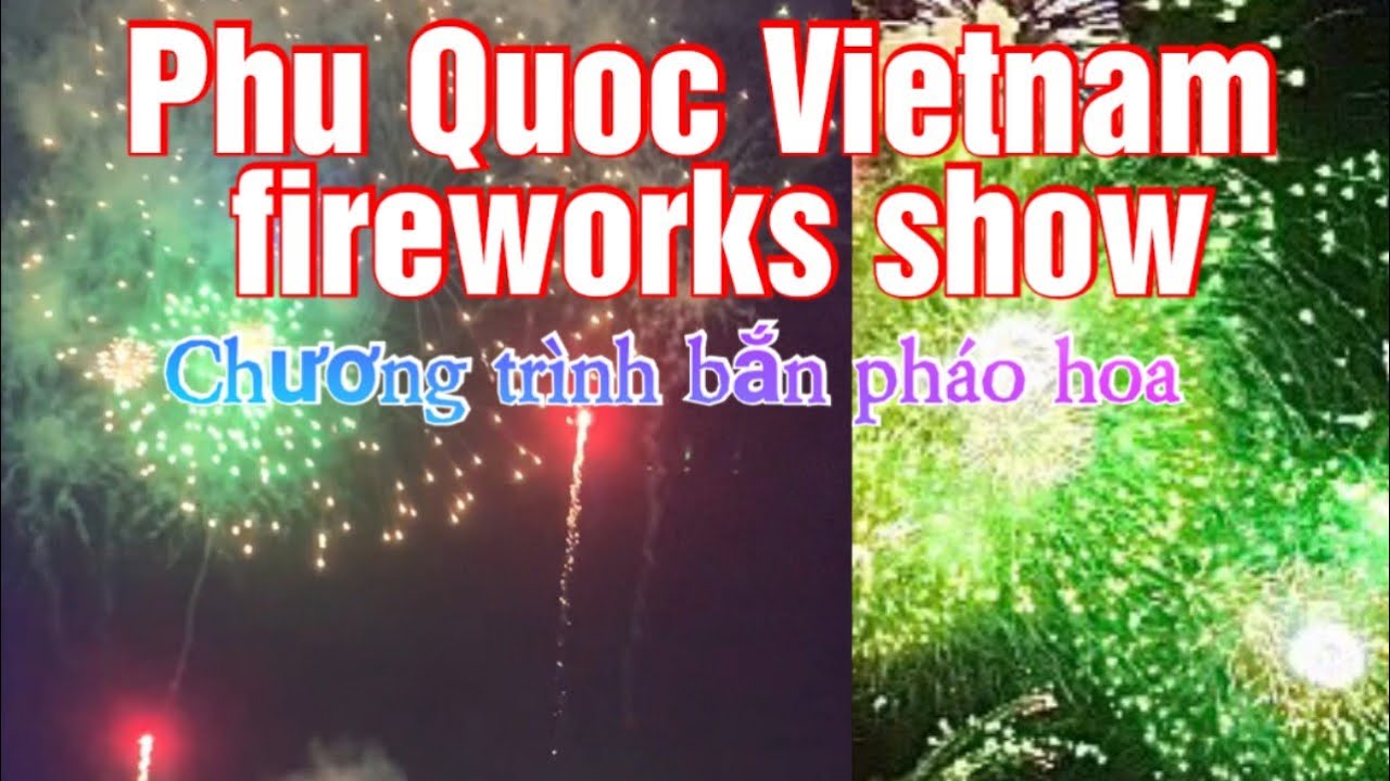 Vietnamese fireworks program l Chương trình bắn pháo hoa tại thành phố ...