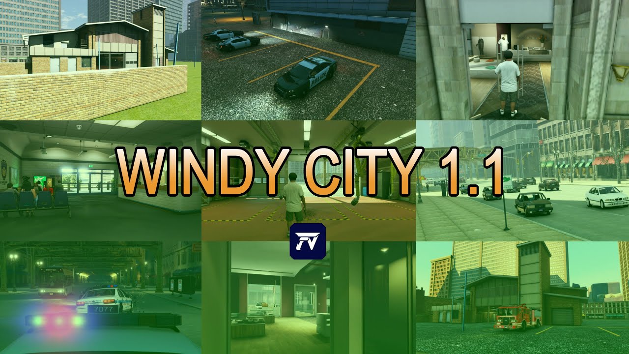 GTA 5 mod Windy City 1.1 - MLO Interiors & Expansive Fixes - YouTube