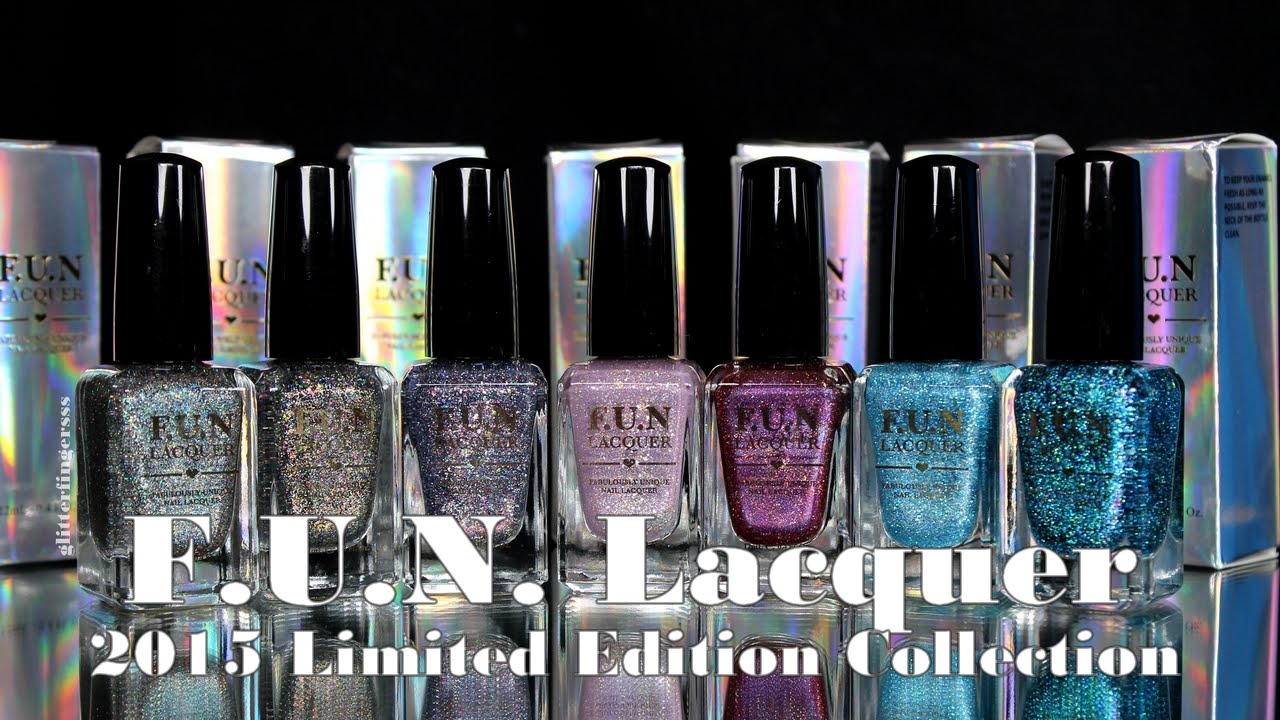 F.U.N. Lacquer 2015 Limited Edition Collection - YouTube