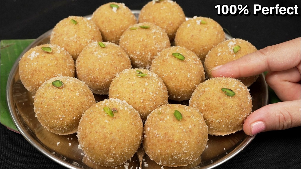 Perfect Besan Ladoo in Minutes - Quick and Easy Recipe | Traditional ...