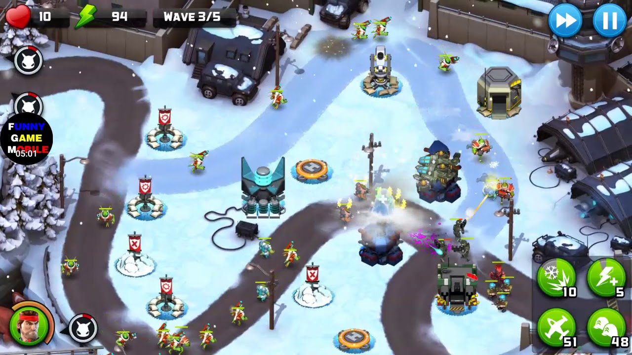 FGMobile - Alien Creeps TD: Event Winter Warfare ( Insane Without Mod ...